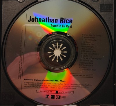 Johnathan Rice - Trouble Is Real (CD, Album, Promo) (Very Good Plus (VG+)) - 367 | eBay