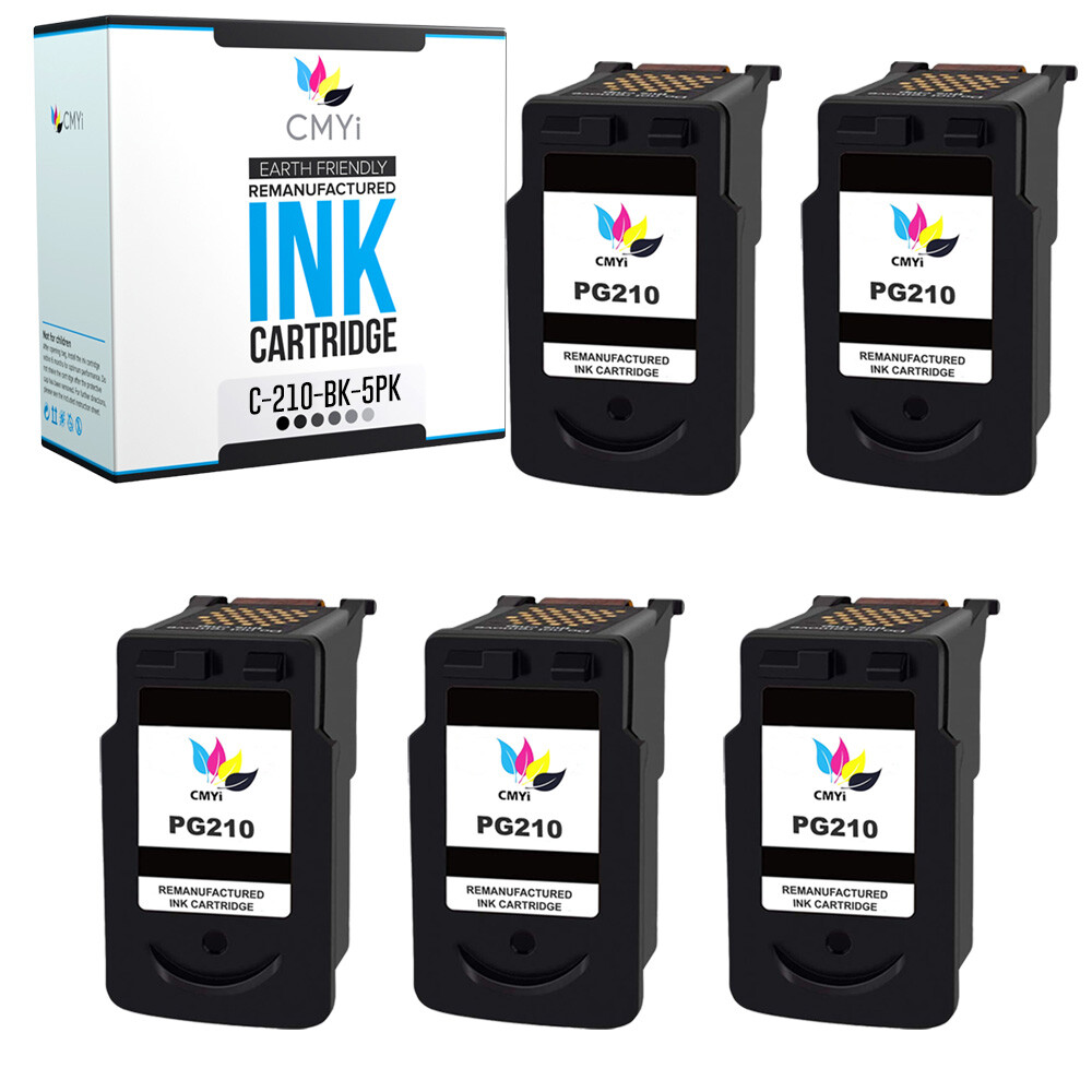 5PK Compatible Canon Ink 210 Cartridges for Canon PIXMA MX320 MX330 ...