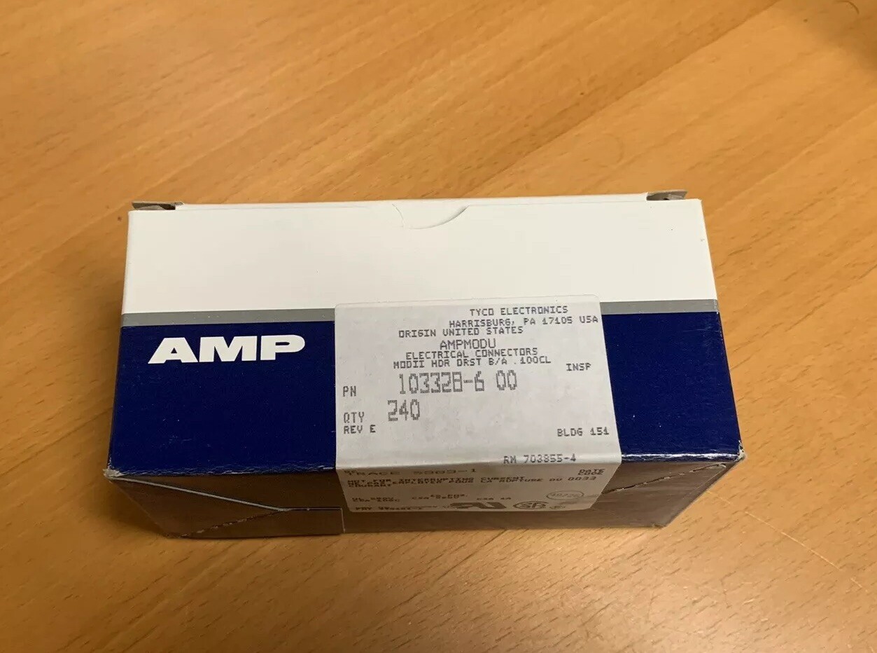 TE/TYCO/AMP 103328-6 12 MODII HDR DRST B/A .100CL (240pcs = 1 lot) | eBay