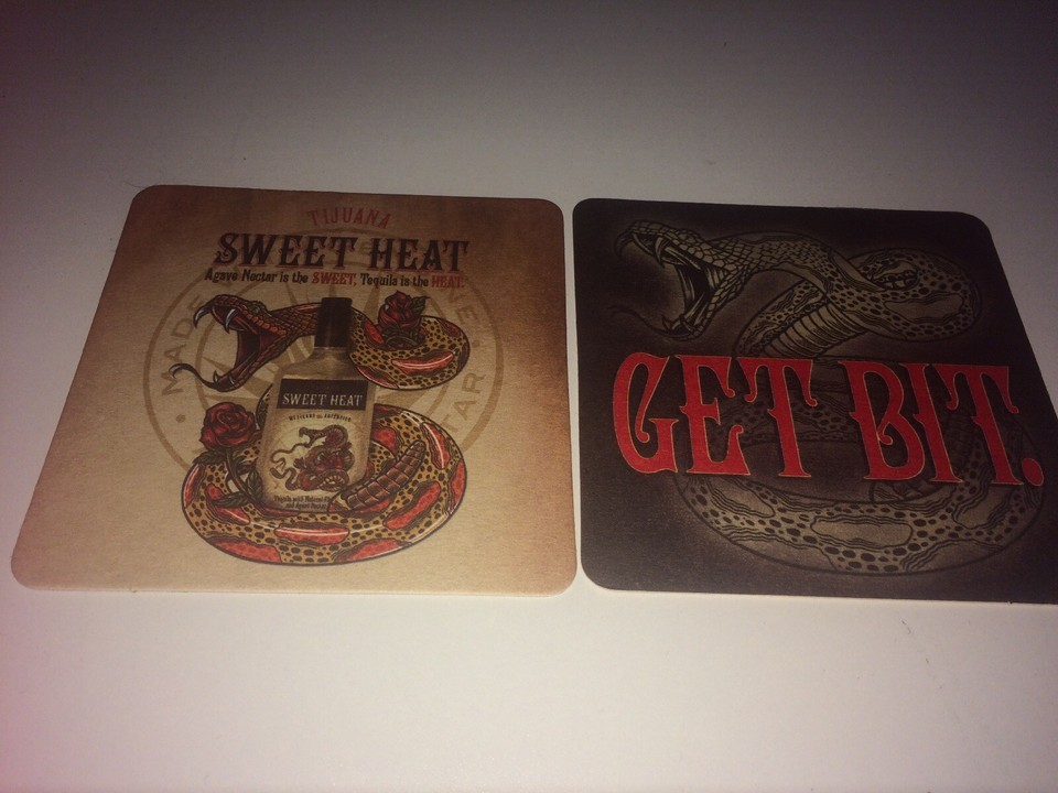 25 Bulk Pack TIJUANA SWEET HEAT TEQUILA COASTERS PACKAGE NEW SEALED | eBay