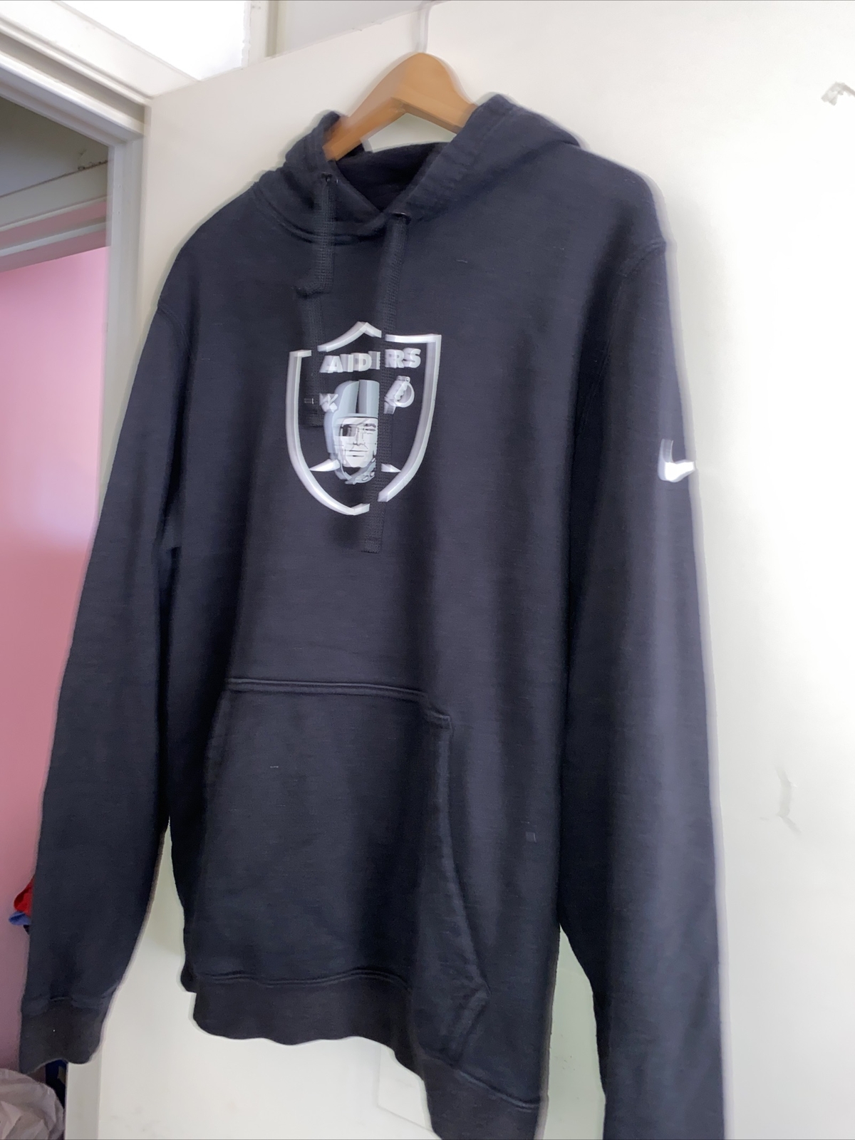 NFL Raiders Nike Therma Fleece Sideline Pullover Hoodie Sweatshirt ...