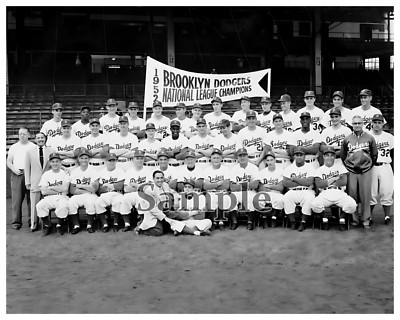 1952 Brooklyn Dodgers NL Champs Team Picture 8 X 10 Photo Picture | eBay