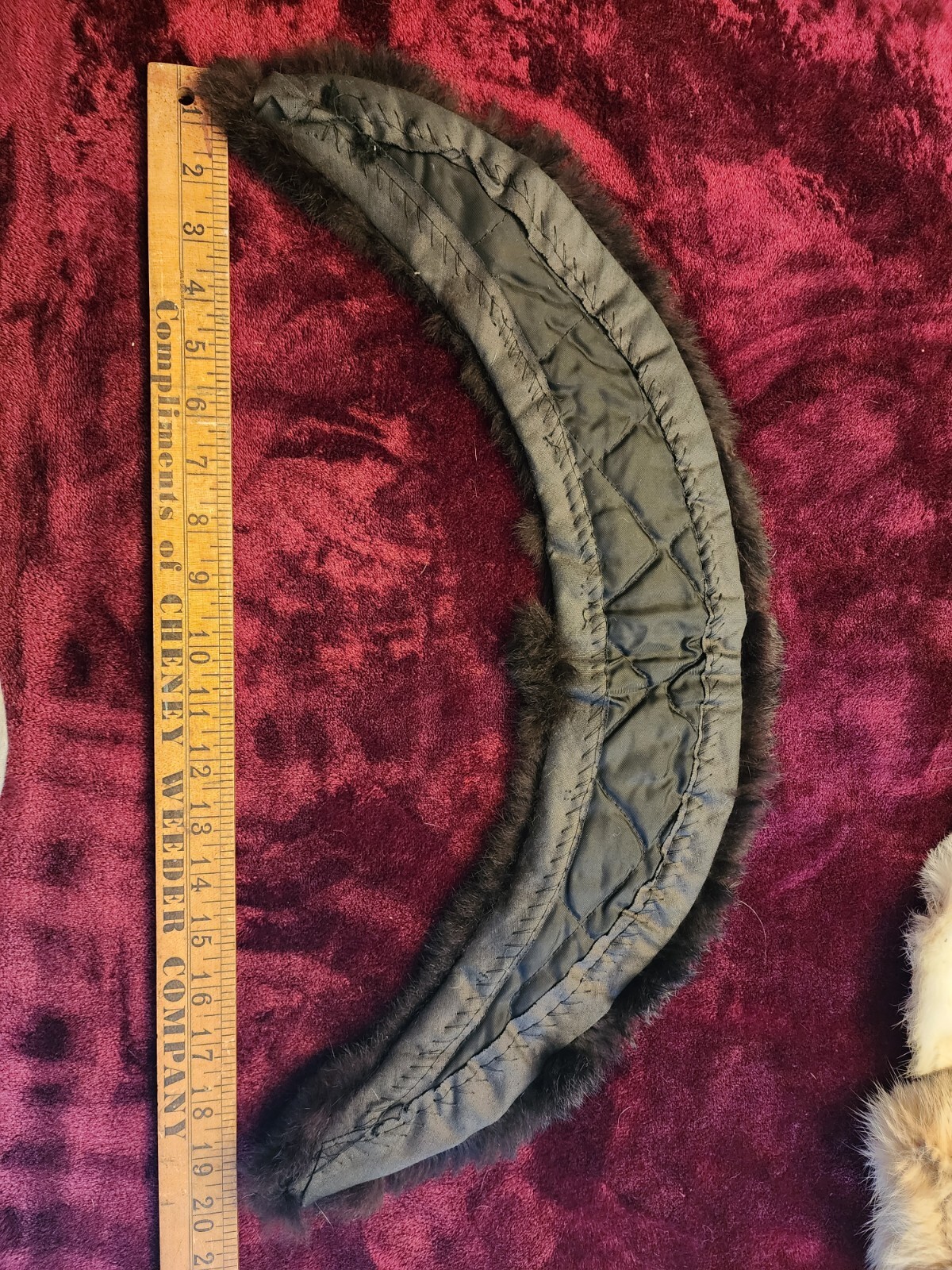 Vintage REAL FUR 4 Collars 2 Muffs 2 Cuffs, Lot of 8 Pieces, Crafts ...