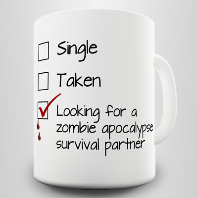 Apocalypse Survival Partner Novelty Gift Mug - Play on the current ...