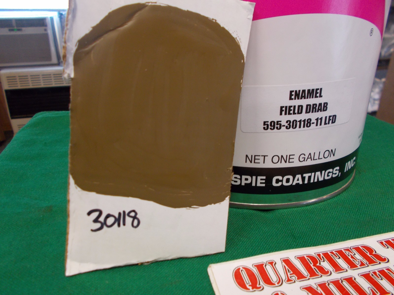 Military Paint Gallon 30118 Field Drab Olive drab WWI to Present | eBay