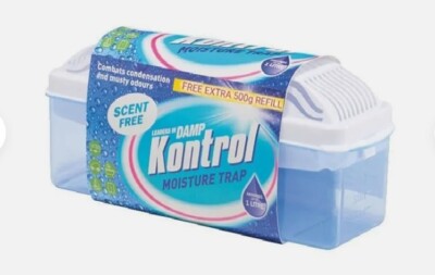 Kontrol Streamline Moisture Damp Removal Crystals Trap 500g White | eBay UK