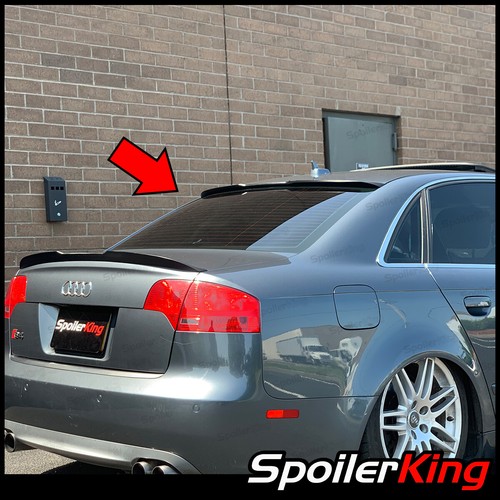 Rear window roof spoiler w/center cut (Fits: Audi A4 / S4 2006-2008 B7 ...