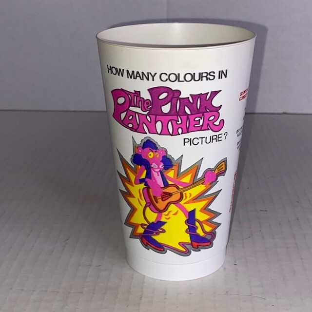 Vintage 1981 The Pink Panther Color Your Own Coca Cola Plastic Cup | eBay