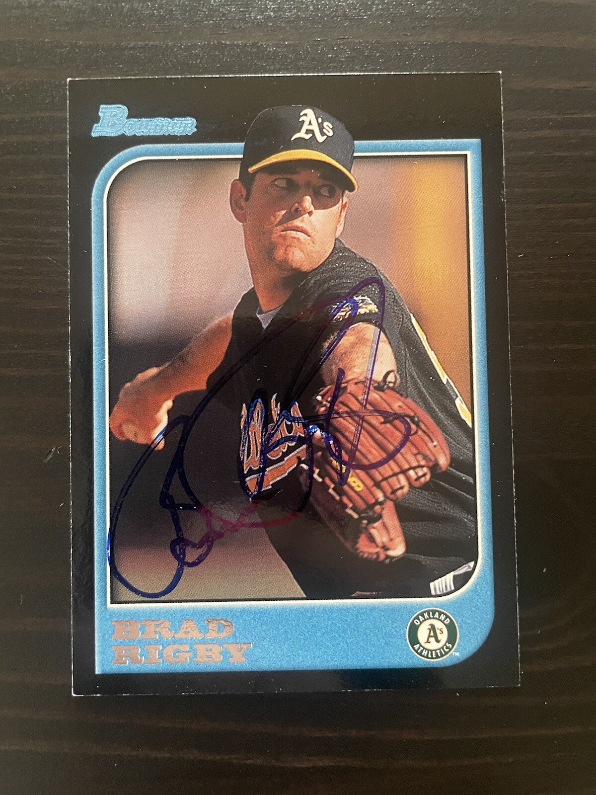 1997 Bowman #354 Brad Rigby Oakland A’s Signed Card Autographed | eBay