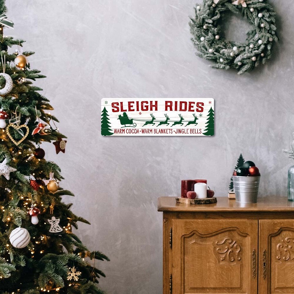 Sleigh Rides Warm Cocoa Warm Blankets Jingle Bells Holiday Decor ...