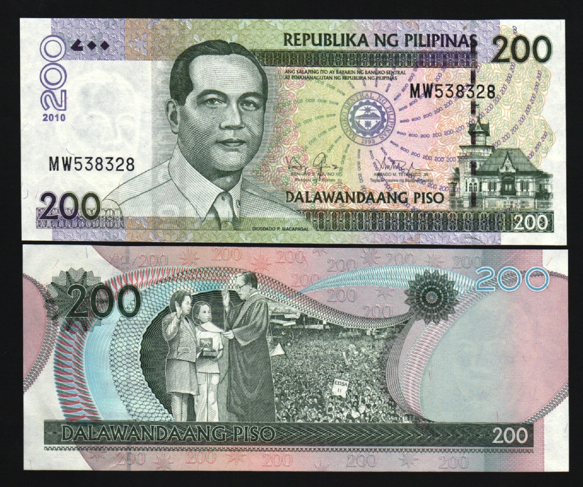 200 Philippine Peso Bill