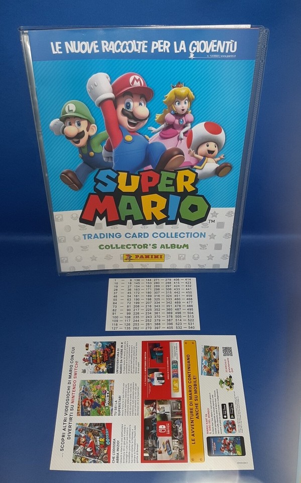 Super Mario Album New Never Used Cards Panini Missing Collector | eBay UK
