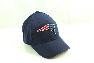 NEW ENGLAND PATRIOTS Blue Basic Logo Flex Hat Cap NFL Team Apparel | eBay