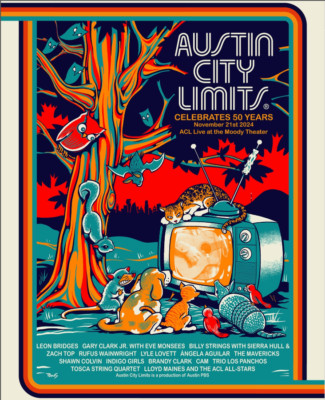 Poster Austin City Limits at Moody Theater Austin,TX On Nov 21, 2024 ...