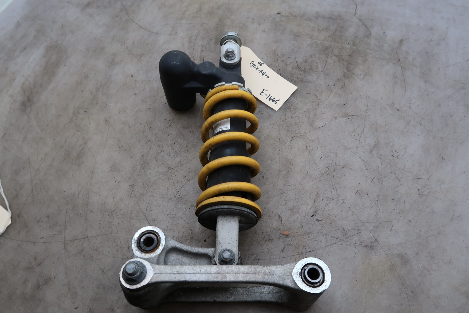 06 07 SUZUKI GSXR 600 REAR SHOCK ABSORBER E-1665 | eBay