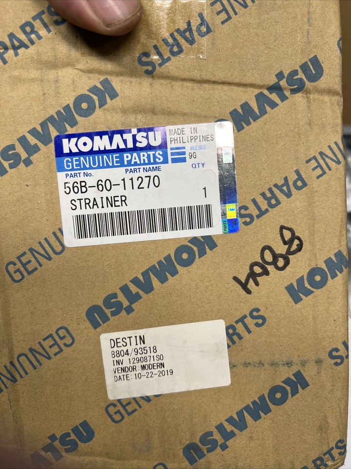 Komatsu Strainer 56B-60-11270 With 07000-b5230 O-ring | eBay