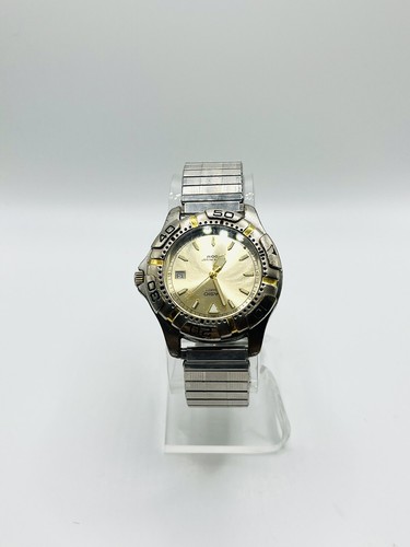 Casio Watch MTD-1020 38mm Diver Style Stainless Steel Rotate Bezel NEED ...
