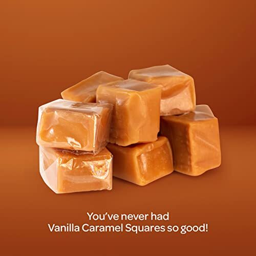Caramel Cubes Candy, Rich and Creamy Squares, Individually Wrapped, 1 ...