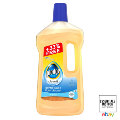 Pledge Clean It Gentle Wood Floor Cleaner Original 1L | eBay UK