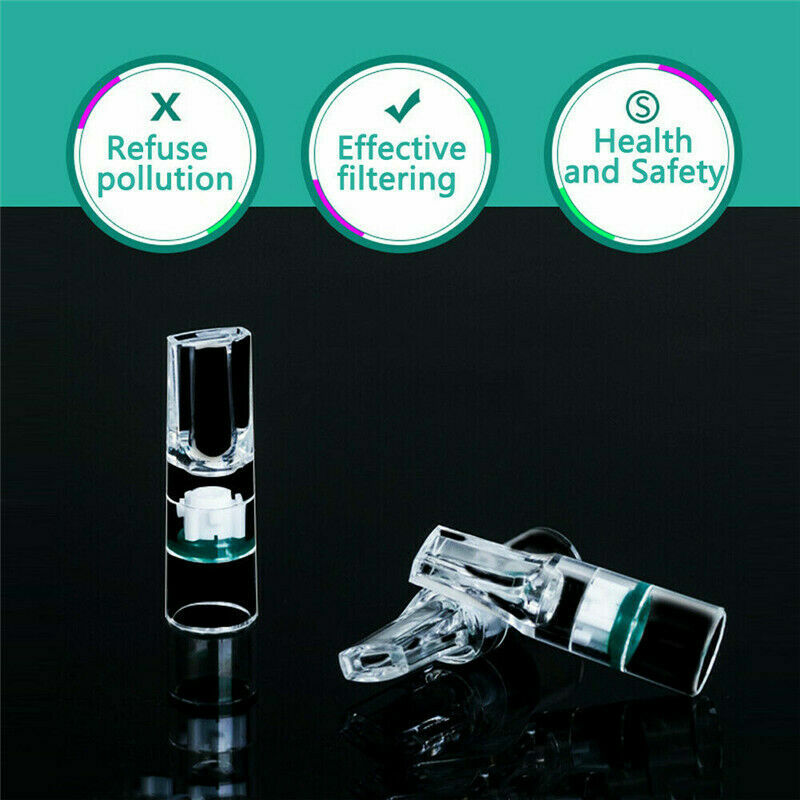 100 Pcs Pack Disposable Tobacco Cigarette Filter Holder Slim Convert ...