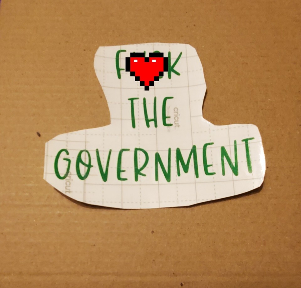 F#$% the Government stickers. 4 Available. | eBay