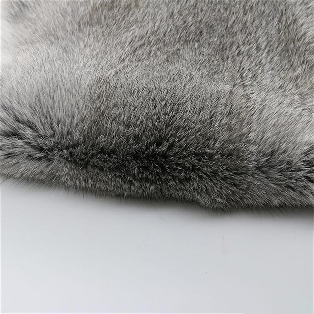 5PCS Real Rabbit Pelt Skin Tanned Natural Fur Hides For Animal Leather ...