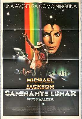 Moonwalker (1988) One Sheet Movie Poster - Michael Jackson, ARG | eBay