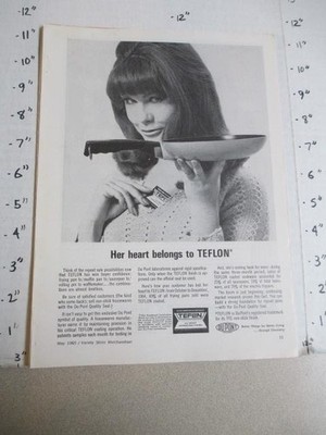 trade magazine ad 1965 DUPONT Teflon cookware non stick housewares sexy ...