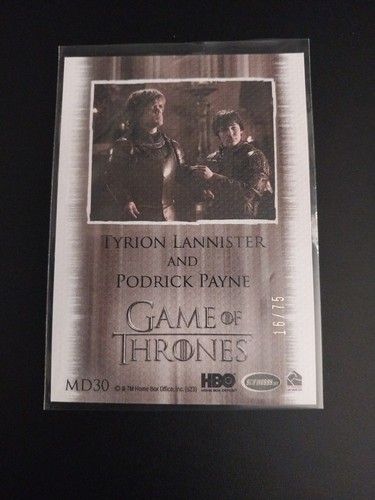 Game Of Thrones Tyrion Lannister And Podrick Payne Memorable Duos MD30 ...