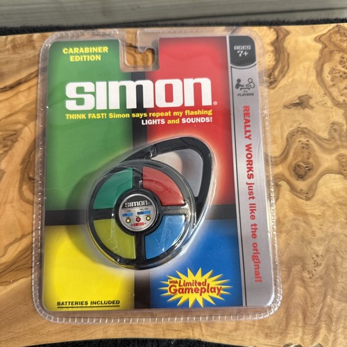 Miniature Pocket Size Simon Carabiner Edition Electronic Game 2009 New ...