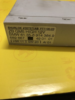 BMW E46 3 series GM 5 GENERAL BODY CONTROL MODULE ECU GM5 HIGH GMV BCM ...