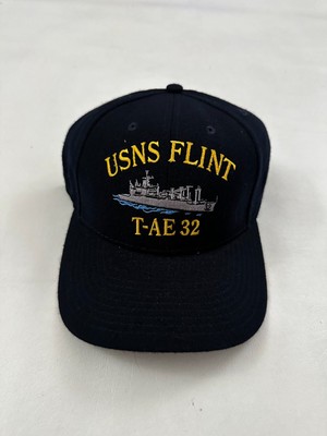 The Corps USNS Flint T-AE 32 Blue Baseball Cap Hat One Size | eBay