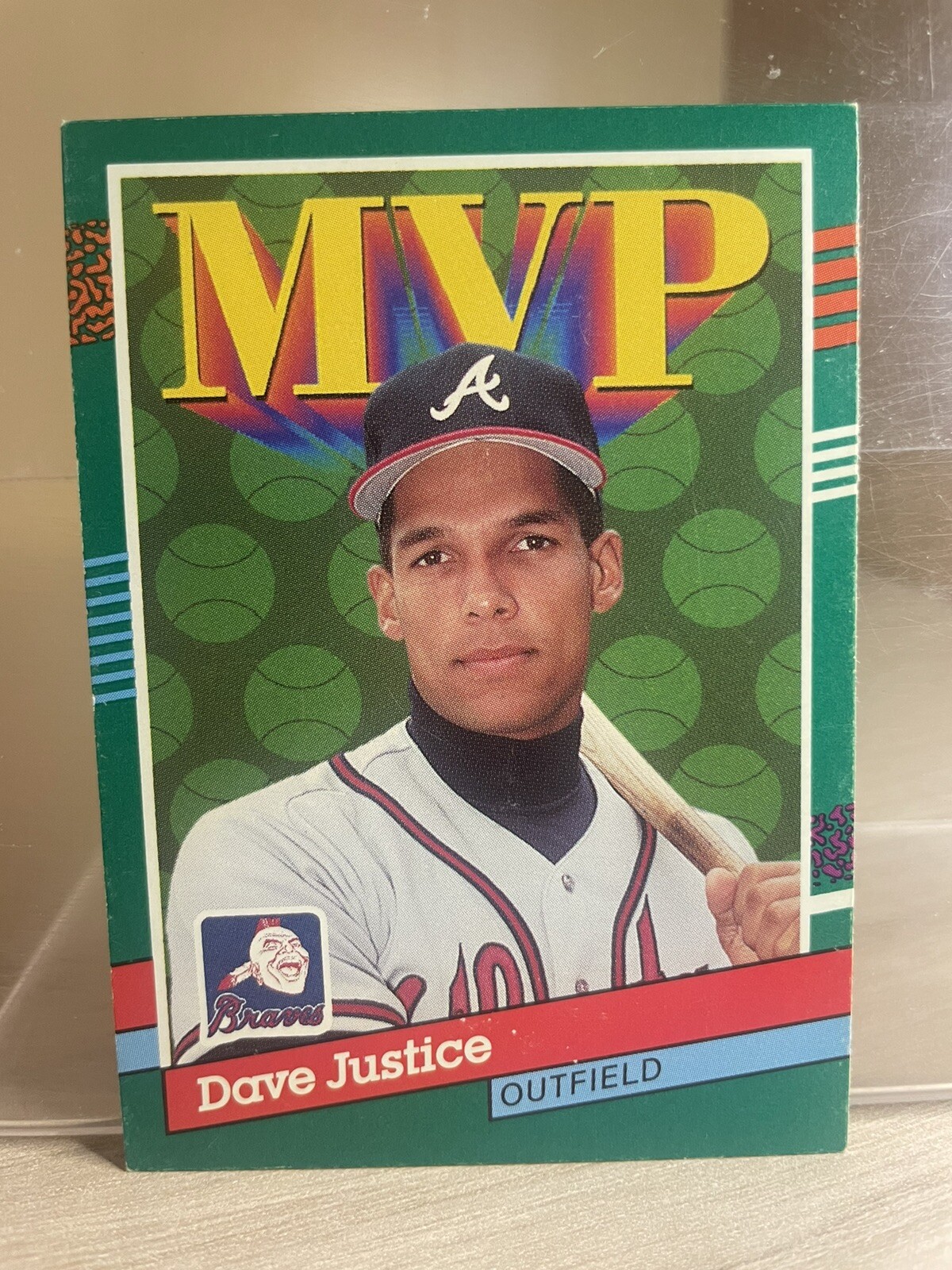 DAVE JUSTICE ATLANTA BRAVES MVP #402 - DONRUSS 1991 | eBay