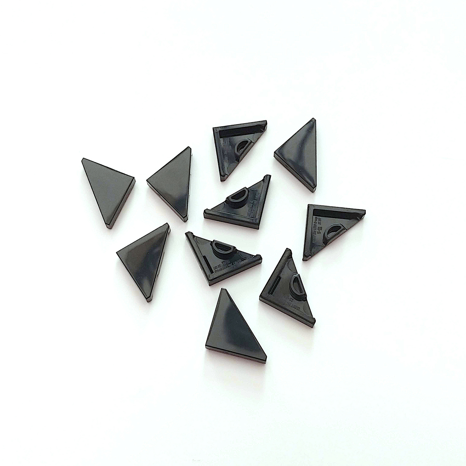 10x Black Lego Triangle Tile 2x2 45° Angled Corner - 35787 | eBay