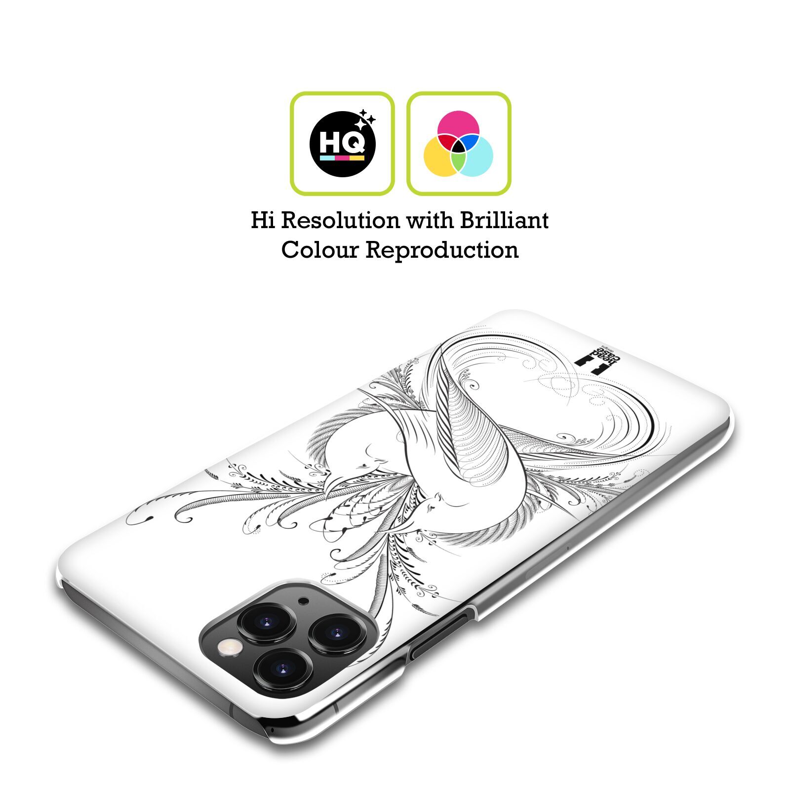 HEAD CASE DESIGNS FLOURISHING CALIGRAPHY HARD BACK CASE FOR APPLE ...