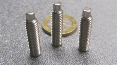 Stainless Dog Point Set Screws, Extended Tip, M6 x 1 x 25 mm Length, 20 ...