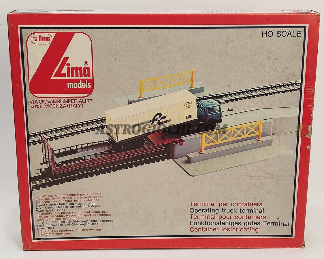 TRENI LIMA HO 600963 TERMINAL CONTAINERS OPERATING TRUCK VINTAGE 1975 ...