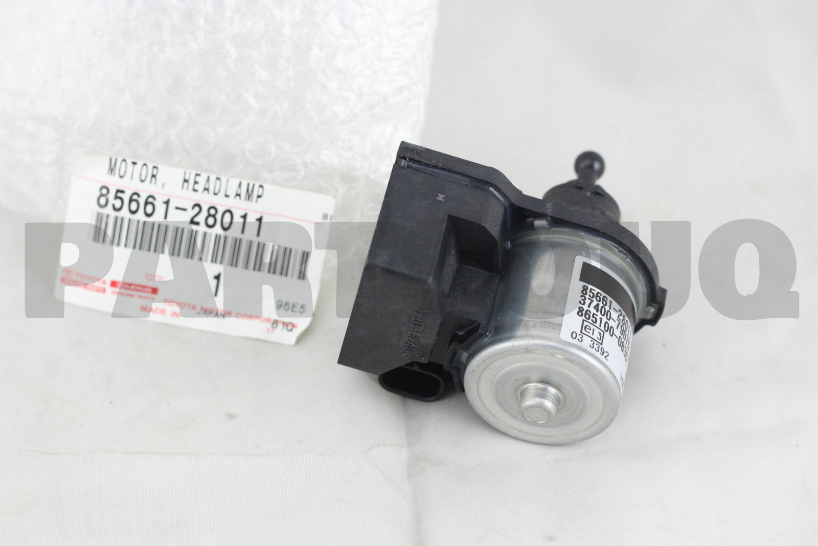 8566128011 Genuine Toyota MOTOR, HEADLAMP LEVELING, RH 85661-28011 ...