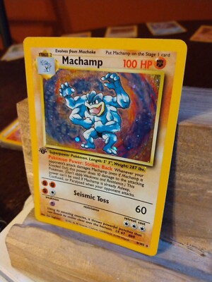 Pokemon Machamp 008/102 Deck Exclusives holo rare first edition Holo | eBay