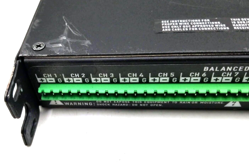 QSC Rave 160s Digital Audio Router | eBay