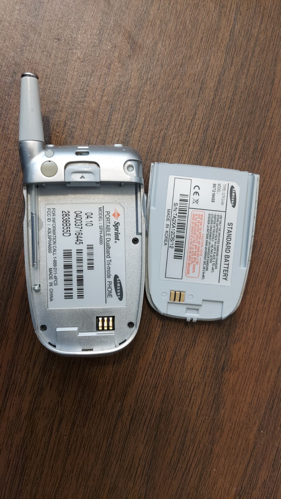 1219.Samsung SPH-A660 Very Rare - For Collectors - No Sim Card - Batt ...