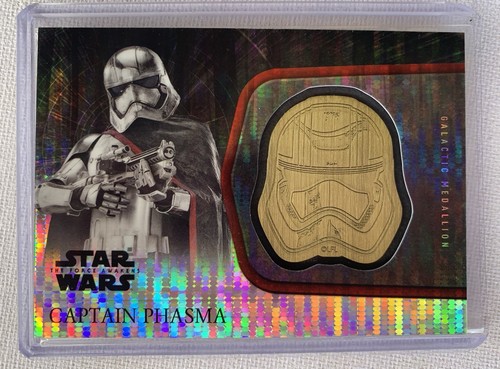 Star Wars Topps 2016 The Force Awakens Captain Phasma Medallion /10 | eBay