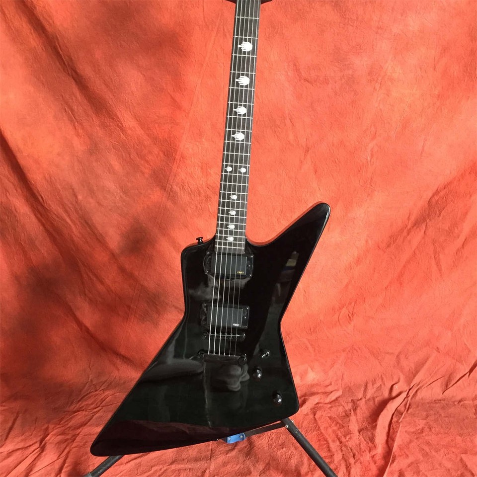 High Quality Black Explorer Electric Guitar Mahogany Body EET FUK | eBay