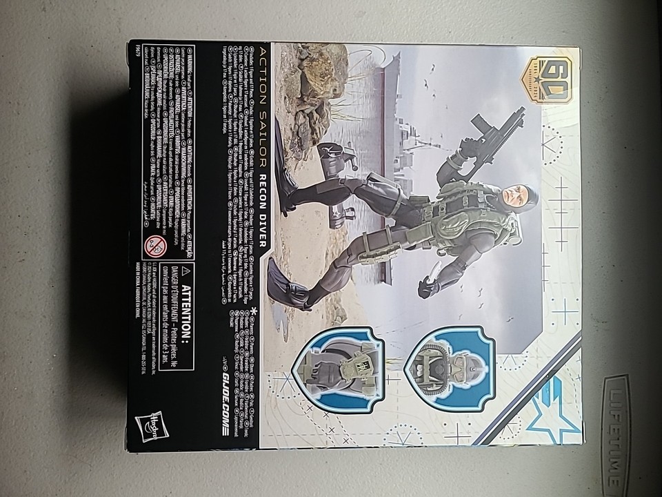 GI Joe 60th Classified Series Action Sailor Recon Diver Deluxe 6 ...