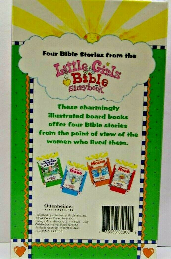 Little Girls Bible Boardbooks Storybook, 4 Separate Books in Box, Like ...