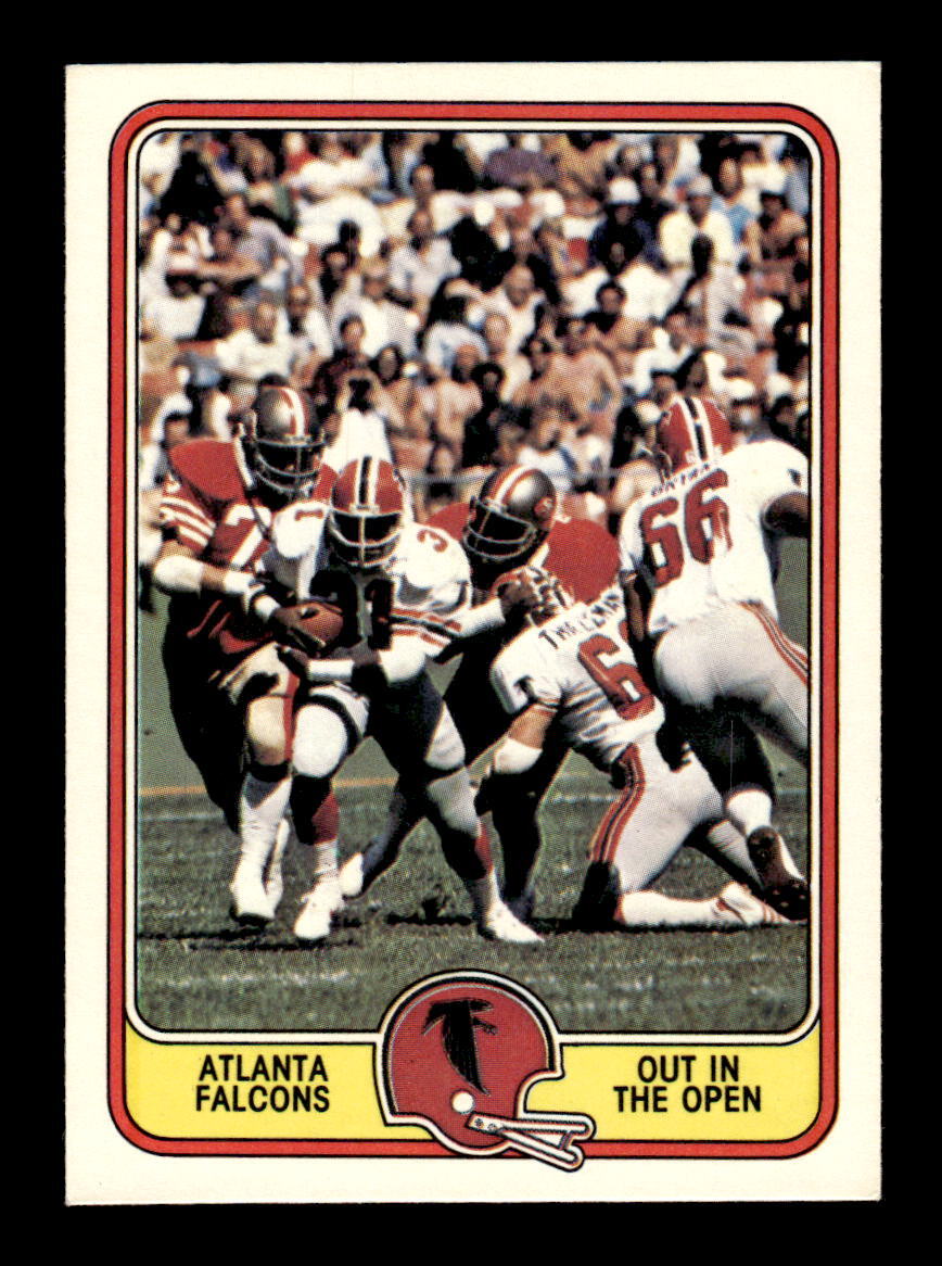 1981 Football Fleer Team Action Atlanta Falcons Offense TC Atlanta ...