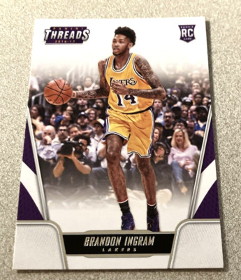 2016-17 Panini Threads RC #166 Brandon Ingram Lakers | eBay