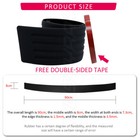 Accessories Rubber Sheet Car Rear Guard Bumper 4D Sticker Panel ...