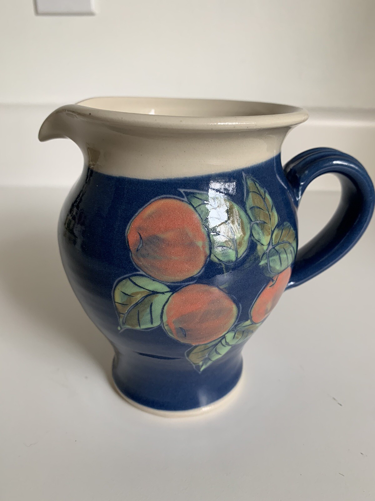 FORRESTER BANDON Irish Pottery Stoneware Apples Pitcher | eBay