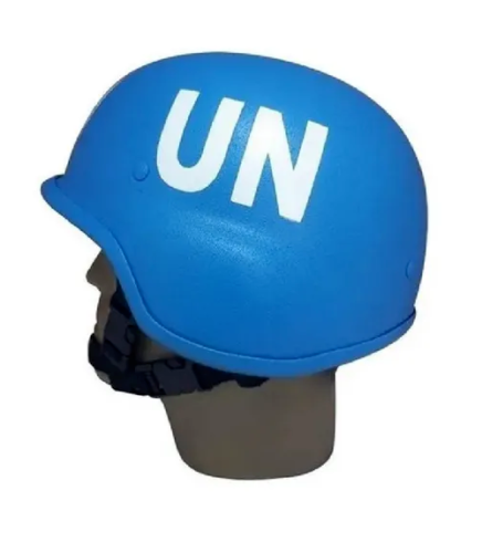 UN HELMET United Nations Peacekeepers Blue Militar REPRODUCTION | eBay